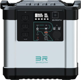 BYRONY - Solar Generator for Camping, Portable Power Station